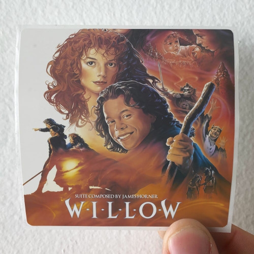 James Horner Willow Album Cover Sticker