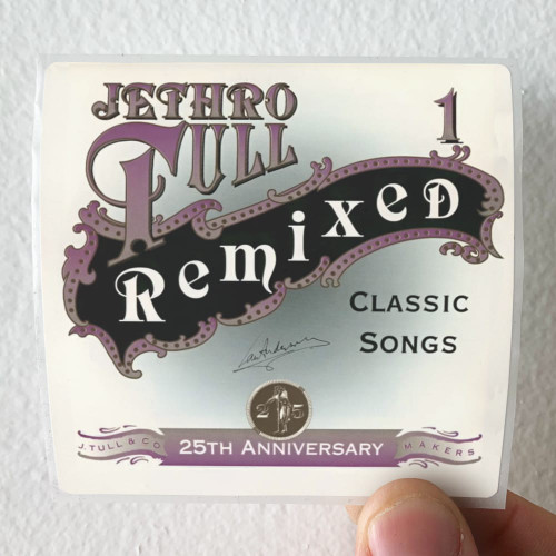 Jethro Tull The 25Th Anniversary Box Set-4 Album Cover Sticker