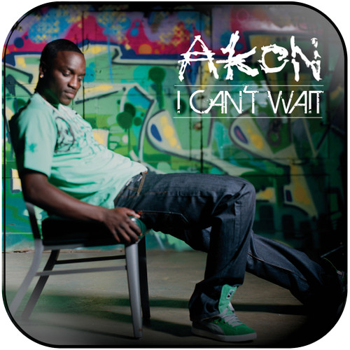 Akon Konvicted Advance Album Cover Sticker Album Cover Sticker