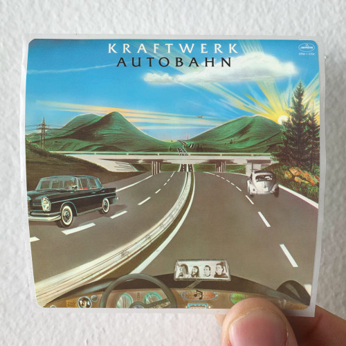 Kraftwerk Autobahn Album Cover Sticker