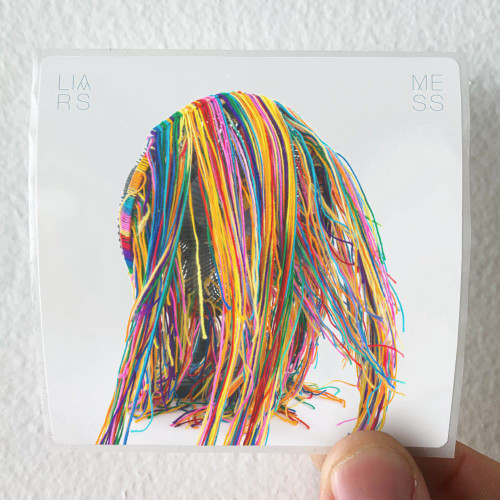 Runic liar flags Album Cover Sticker Album Cover Sticker