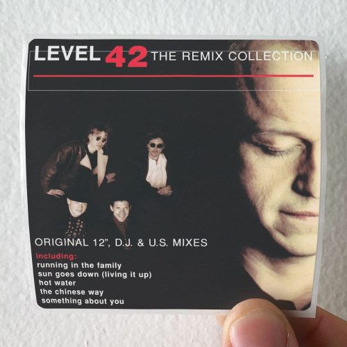 Level 42 The Definitive Collection Album Cover Sticker