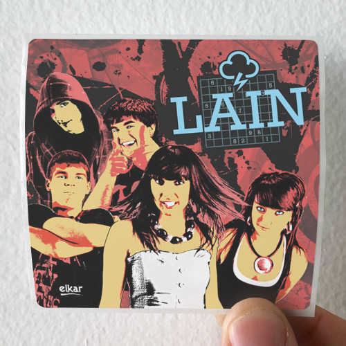 Reichi Nakaido Serial Experiments Lain Album Cover Sticker