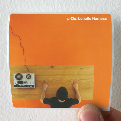 Mu-Ziq Lunatic Harness Album Cover Sticker