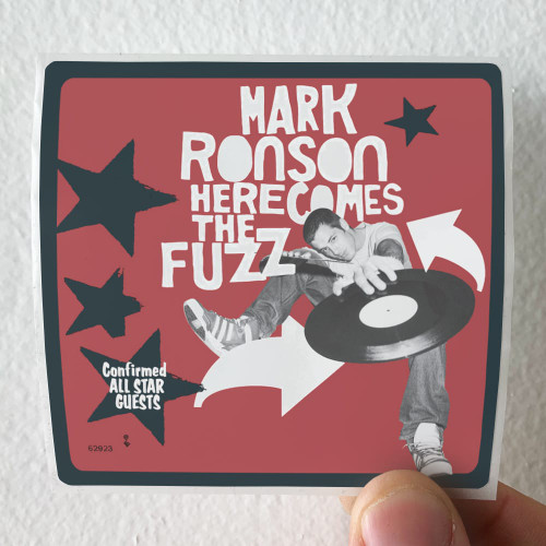 Mark Ronson here comes the fuzz Album Cover Sticker Album Cover Sticker