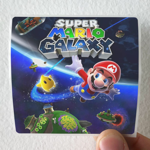 Mario Go Album Cover Sticker