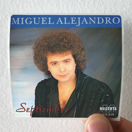 Miguel Alejandro Septiembre Album Cover T-Shirt White