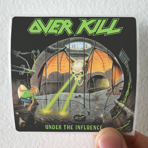 Overkill Under The Influence Album Cover Sticker