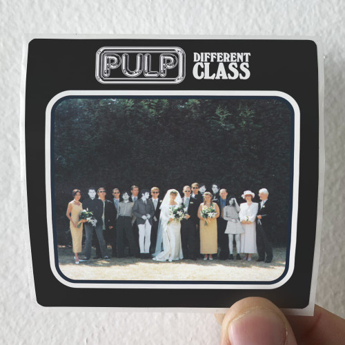 Pulp Different Class Album Cover Sticker Album Cover Sticker