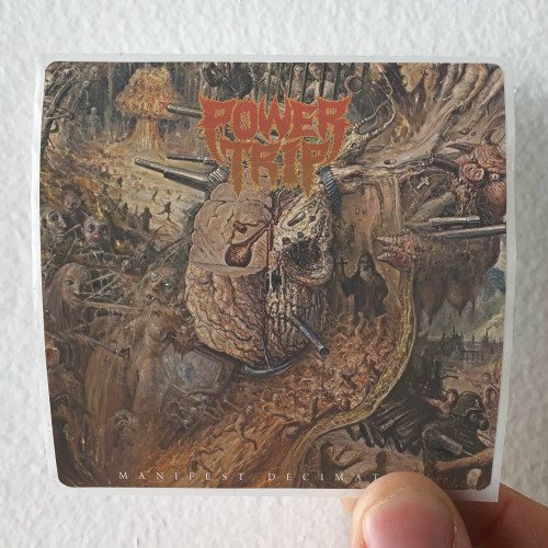 Power Trip Power Trip Integrity Album Cover Sticker Album Cover Sticker