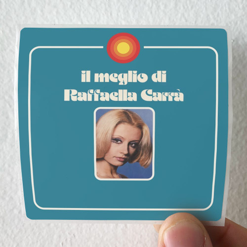 Raffaella Carra Raffaella Carr Album Cover Sticker