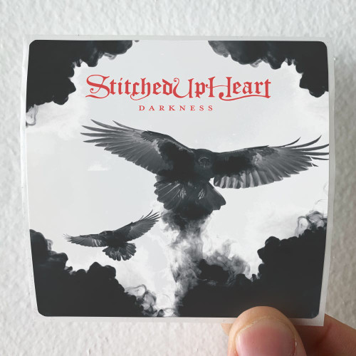 Stitched Up Heart Monster Album Cover Sticker