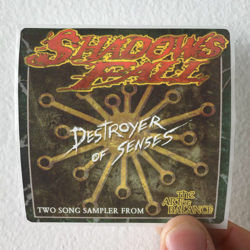 Shadows Fall The Art Of Balance Album Cover Sticker