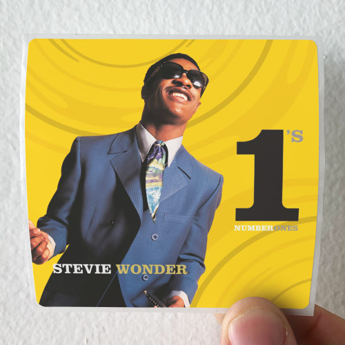 Stevie Wonder Number Ones 1 Album Cover Sticker