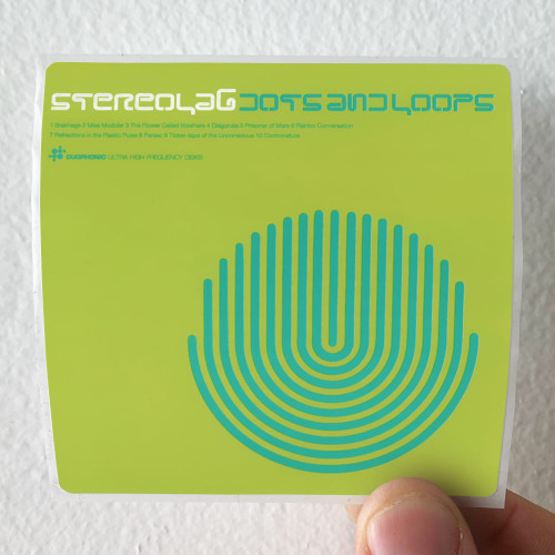 Stereolab Dots And Loops-1 Album Cover Sticker