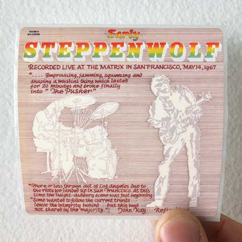 Steppenwolf Monster Album Cover Sticker
