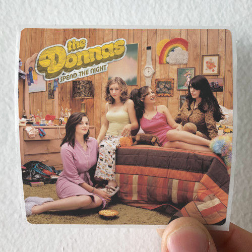 The Donnas Spend The Night Album Cover Sticker
