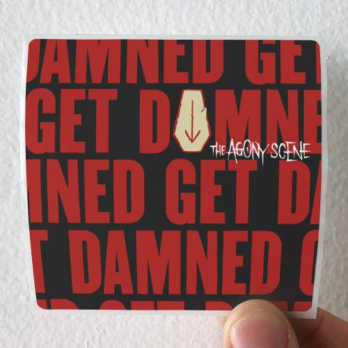 The Agony Scene The Darkest Red Album Cover Sticker Album Cover Sticker