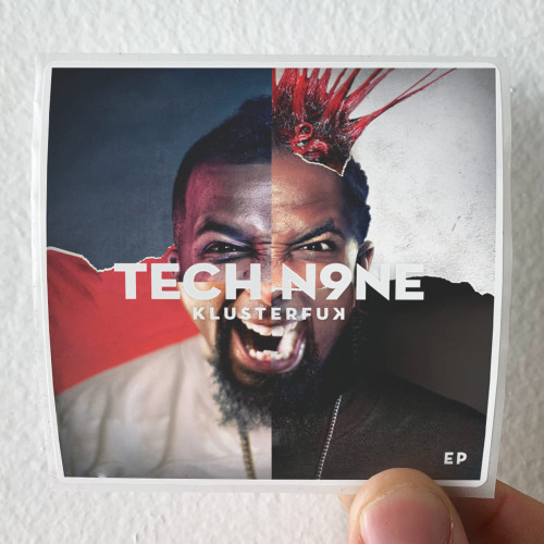 Tech N9ne Vintage Tech Album Cover Sticker