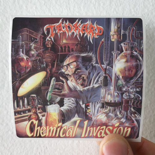 Tankard Chemical Invasion Album Cover Sticker