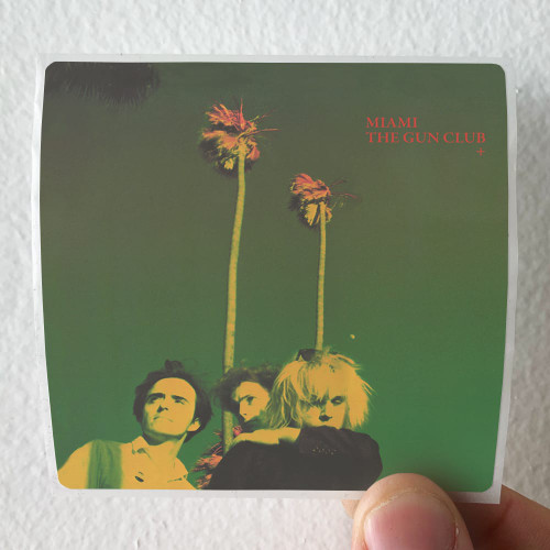 The Gun Club Miami Album Cover Sticker