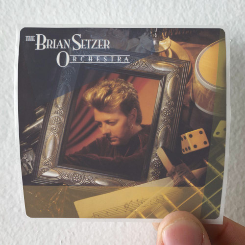The Brian Setzer Orchestra Vavoom Album Cover Sticker