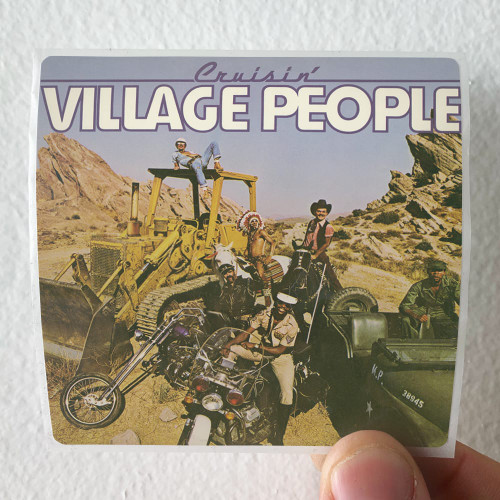 Village People Ymca Album Cover Sticker