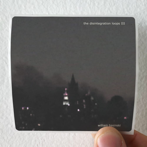William Basinski The Disintegration Loops Iv Album Cover Sticker