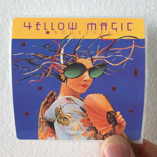 Yellow Magic Orchestra Public Pressure Album Cover Sticker