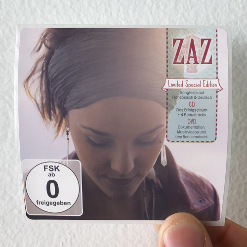 ZAZ Sans Tsu Tsou Album Cover Sticker