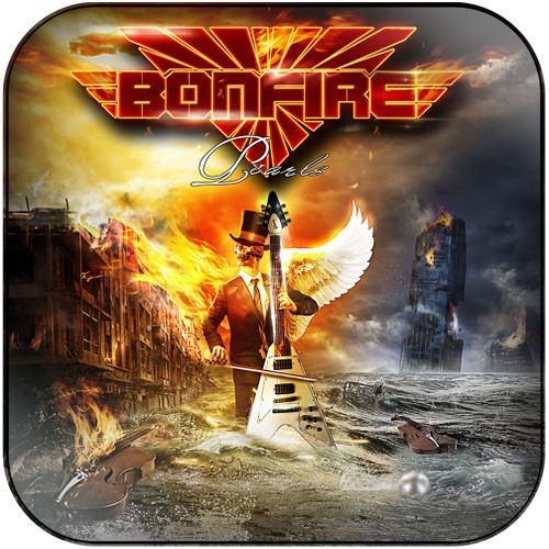 Bonfire Point Blank Album Cover Sticker Album Cover Sticker