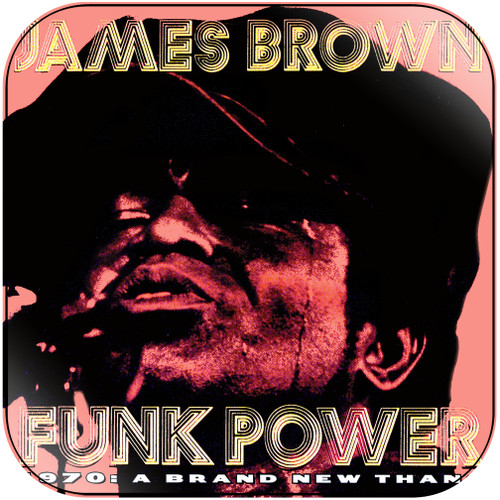 James Brown Gold Greatest Hits Album Cover Sticker Album Cover Sticker