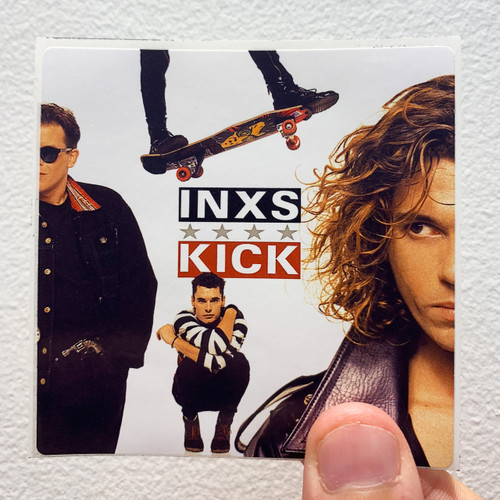 INXS Elegantly Wasted Album Cover Sticker