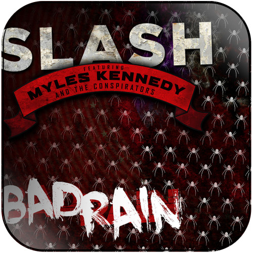 Slash Bad Rain Album Cover Sticker
