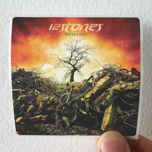 12 Stones Bulletproof Album Cover Sticker