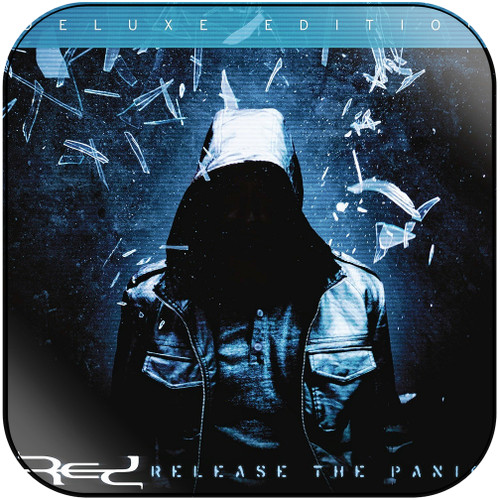 Red release the panic Album Cover Sticker Album Cover Sticker