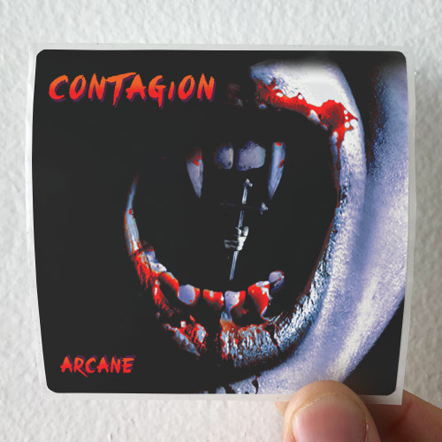 Oceano Contagion Album Cover Sticker