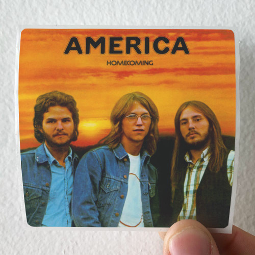 America Homecoming Album Cover Sticker Album Cover Sticker