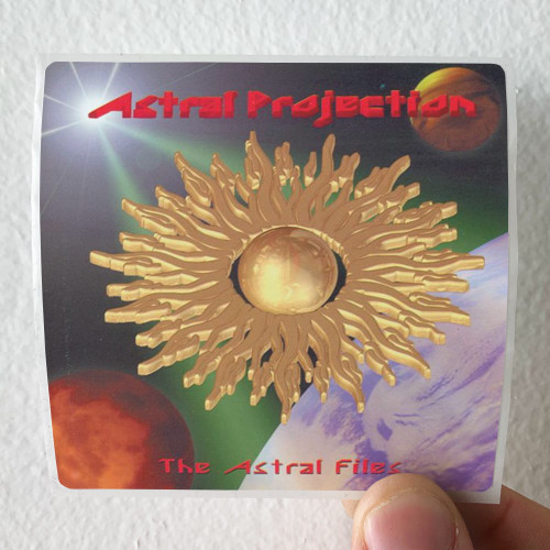 Astral Projection The Astral Files Album Cover Sticker Album Cover Sticker