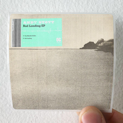 Andy Stott Bad Landing Album Cover Sticker