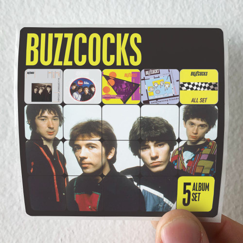 Buzzcocks 5 Album Set Album Cover Sticker