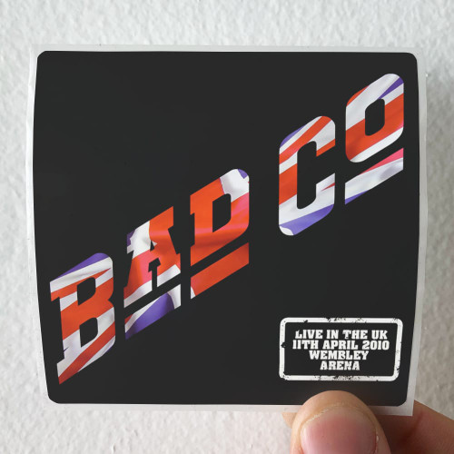 Bad Company Live At Wembley Album Cover Sticker Album Cover Sticker