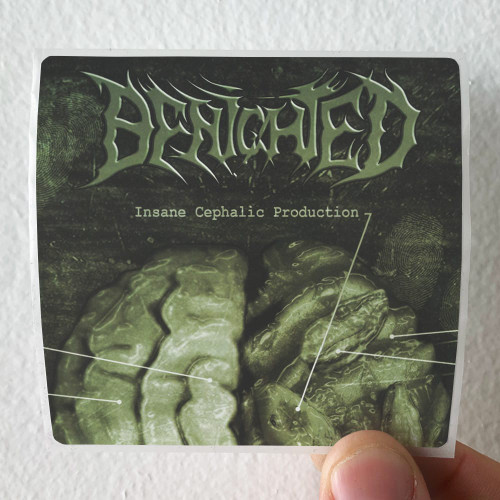 Benighted Insane Cephalic Production-1 Album Cover Sticker Album Cover ...