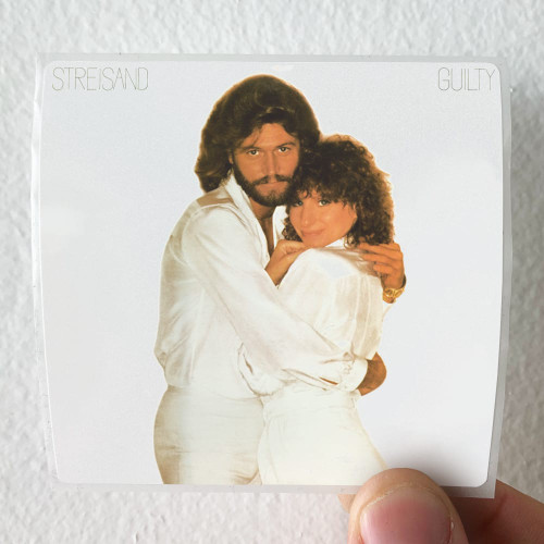 Barbra Streisand Guilty Album Cover Sticker