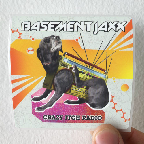 Basement Jaxx Crazy Itch Radio Album Cover Sticker Album Cover Sticker