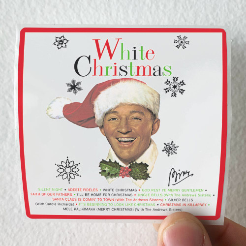Bing Crosby The Voice Of Christmas Album Cover Sticker Album Cover Sticker