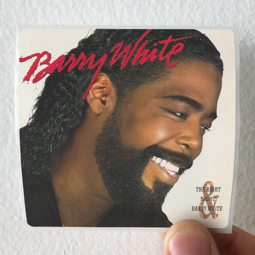 Barry White The Right Night Barry White Album Cover Sticker