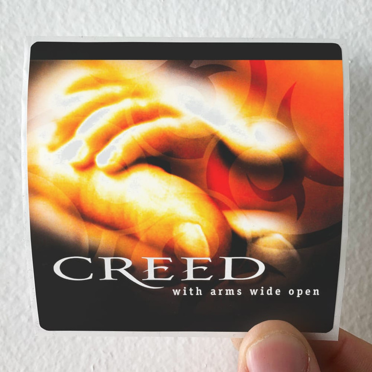 Creed With Arms Wide Open Album Cover Sticker