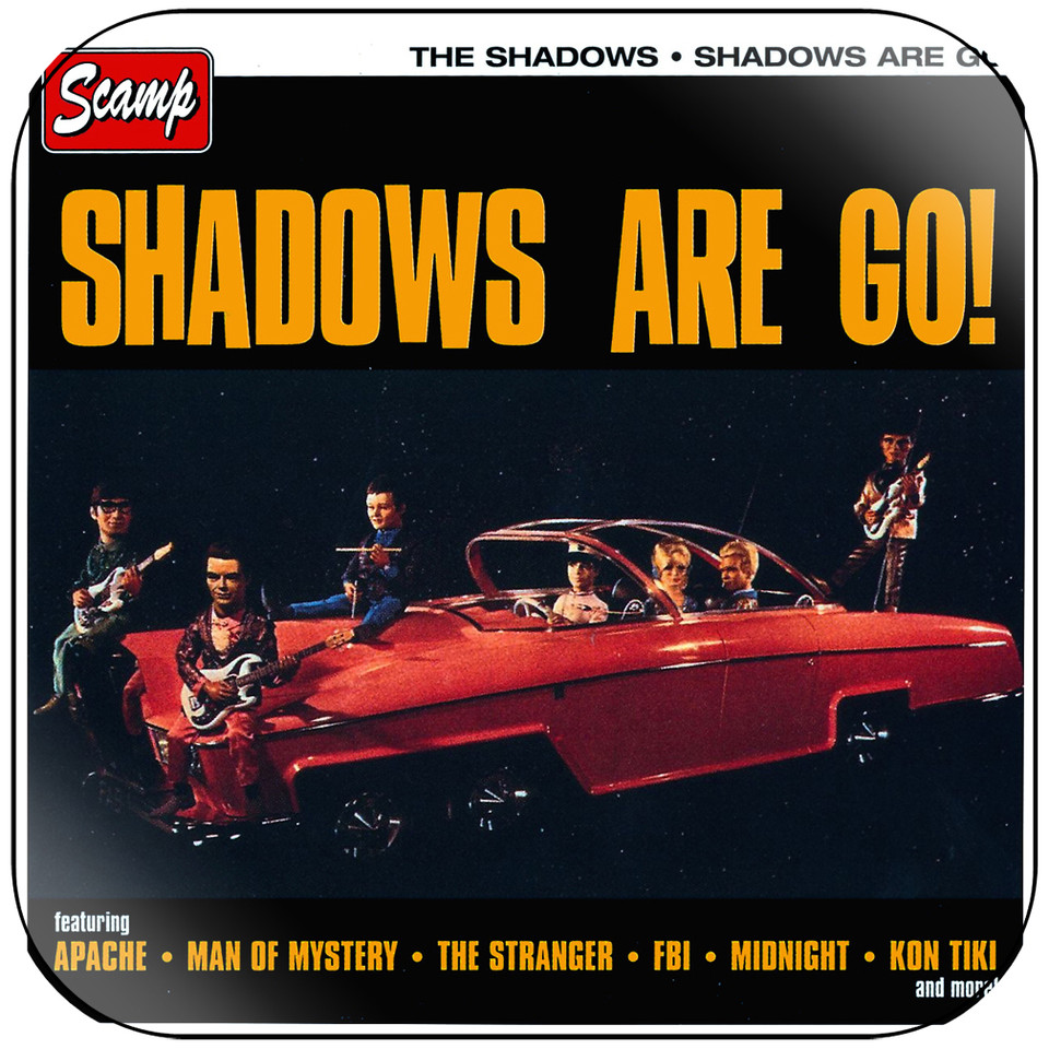 The Shadows Shadows Are Go Album Cover Sticker
