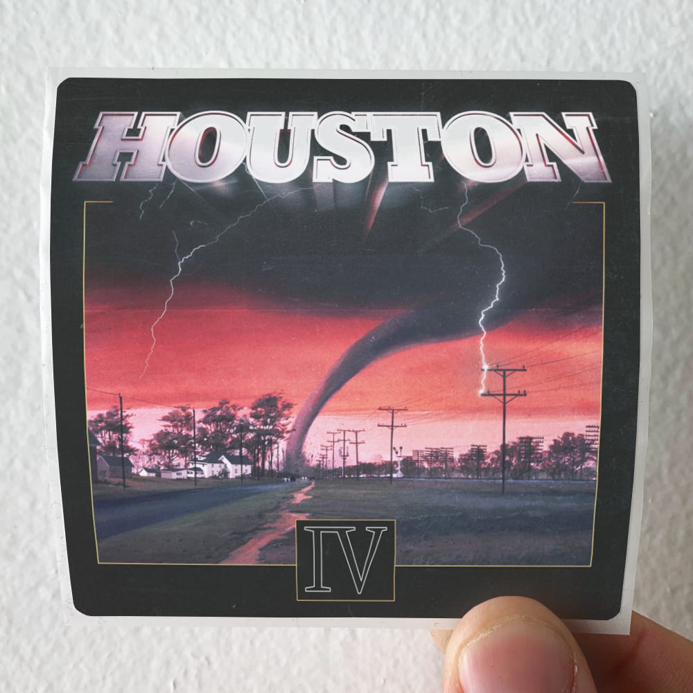 Houston Iv Album Cover Sticker